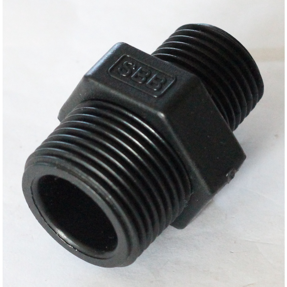 SBB Poly HDPE Reducing Reducer Nipple 3/4 inch X 1/2 inch, 20 mm X 15 mm | Shopee Malaysia