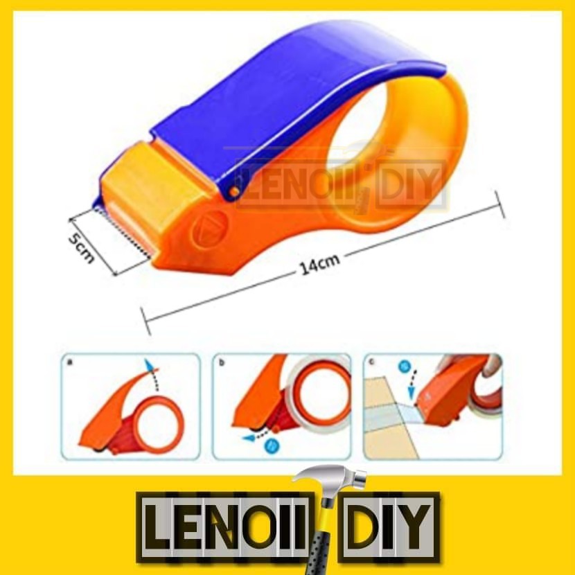 Plastic Metal Tape Dispenser Sealer Cutter 2 Inch Opp Tape Carton