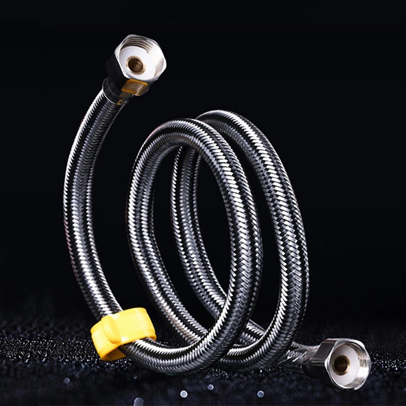 High Pressure Stainless Steel Braided Flexible Water Hose (120CM, 150CM & 200CM) | Shopee Malaysia
