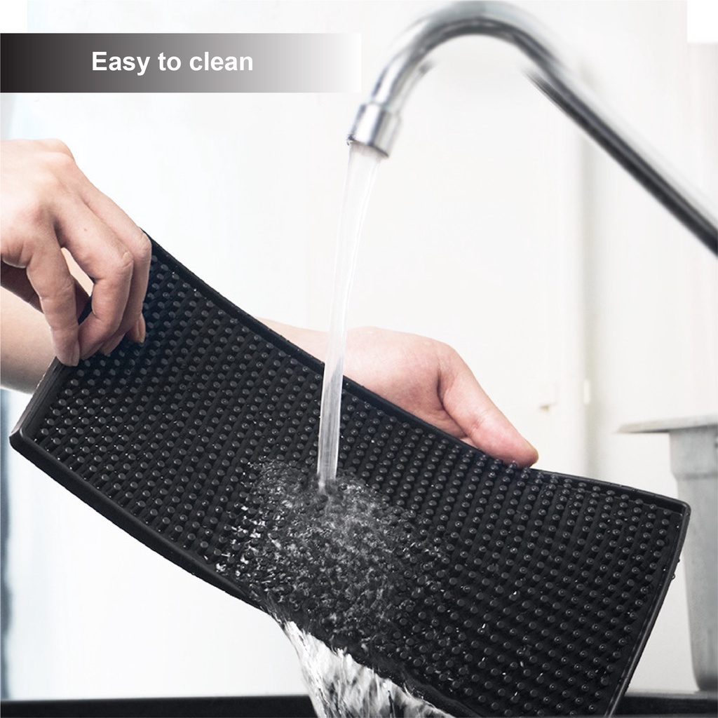 Bar Mat Bar Water Pad Bar Cafe Water Filter Square Bar Mat Silicone ...
