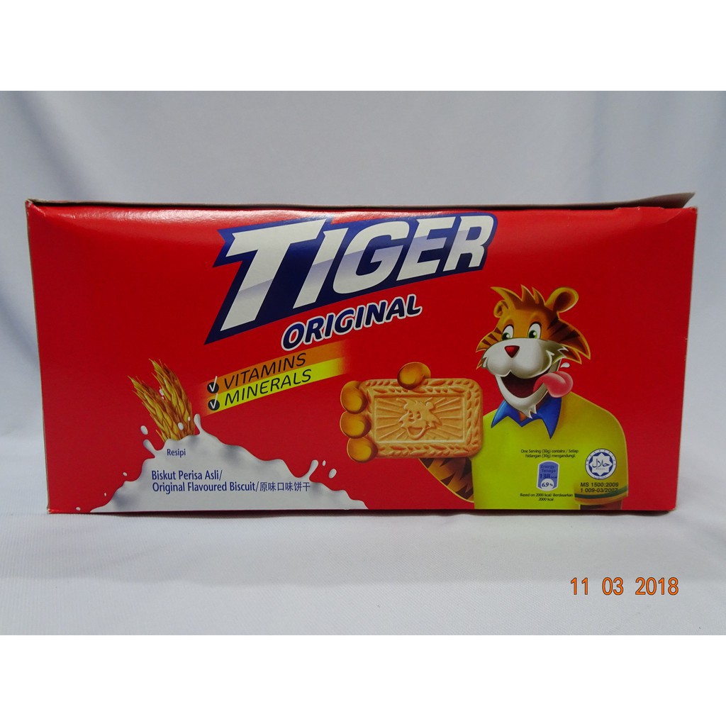12 Packs Tiger Original Biscuit 60g Each (LOCAL READY STOCKS) | Shopee ...