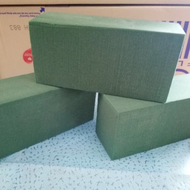 (1pcs) Wet Floral Foam Wet Sponge Wet Flower Foam Wet Span Bunga Basah ...