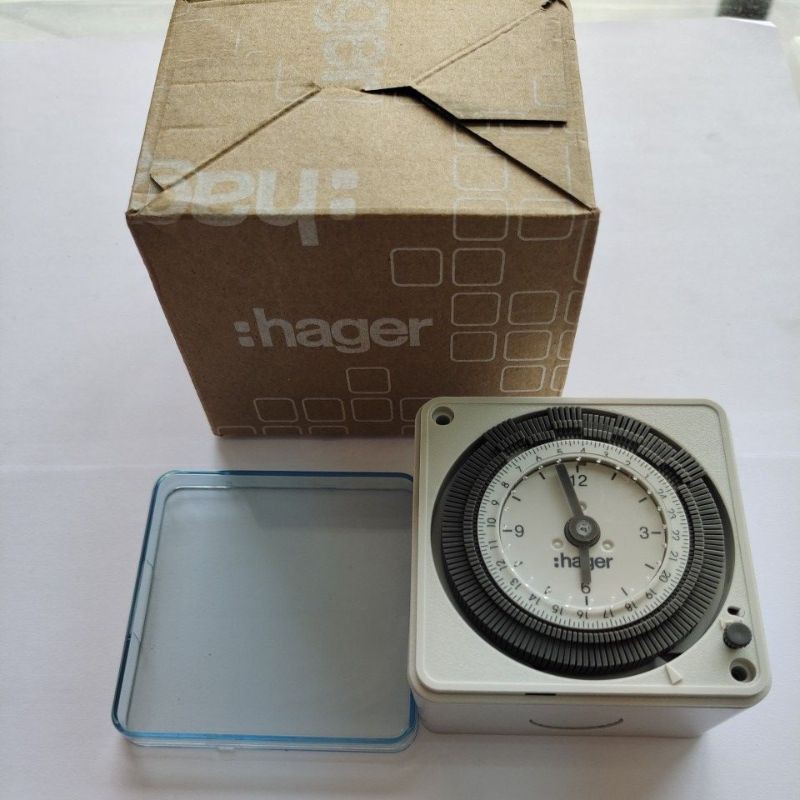 HAGER TIMER EH711 24 HOURS TIMER ANALOGUE TIME SWITCHES | Shopee Malaysia