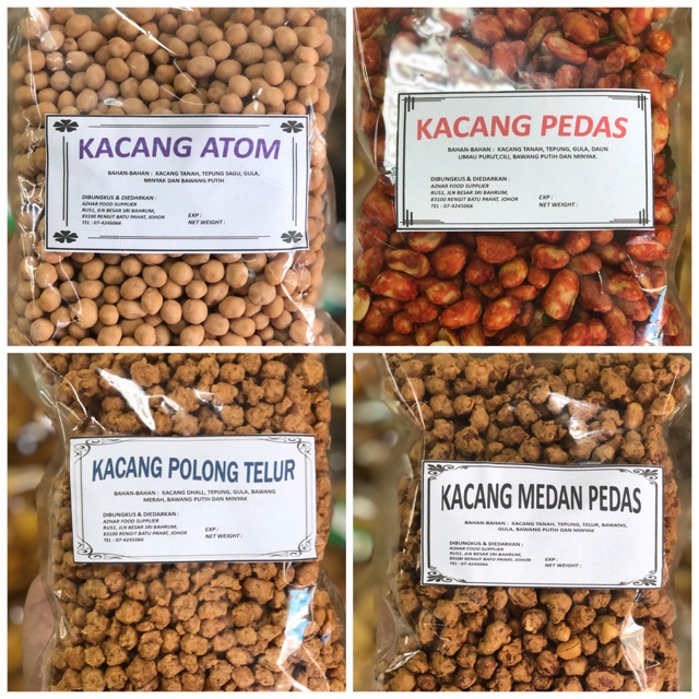 kacang pelbagai atom/medan/polong PREMIUM 400gram/350gram | Shopee Malaysia