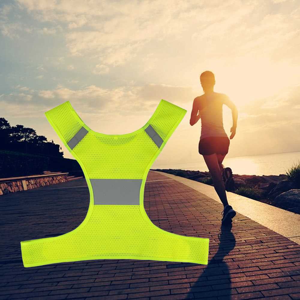 Outdoor Sports Running Reflective Vest Adjustable Lightweight Safety ...