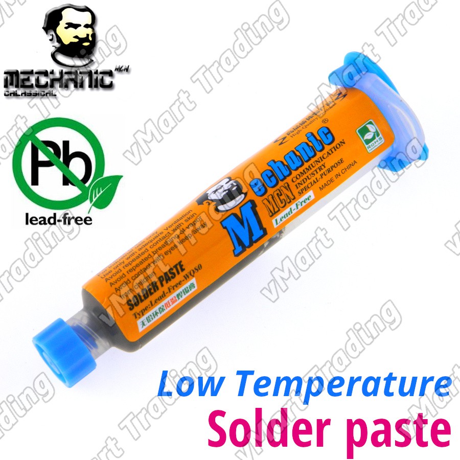 HKMC V4B45 Low Melting Point Solder Paste [40g Syringe] | Shopee Malaysia