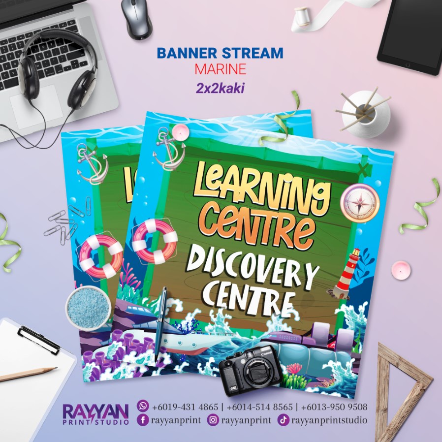 BANNER STREAM MARINE TABIKA KEMAS | Shopee Malaysia