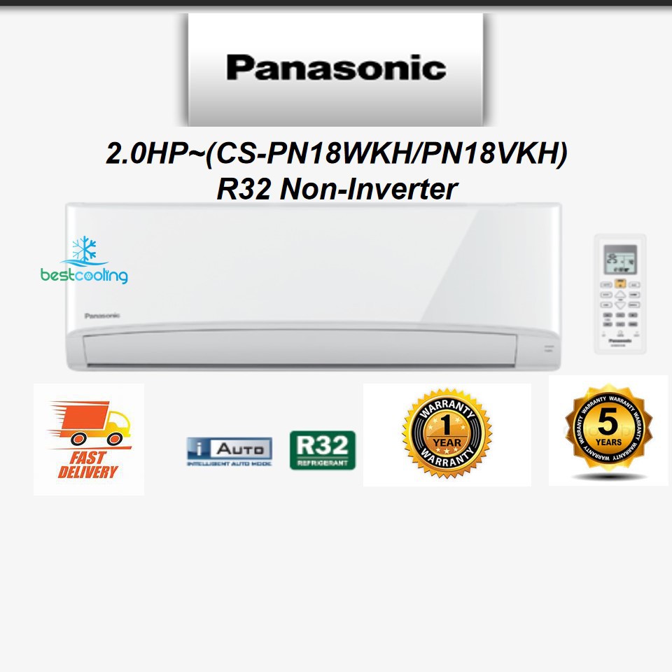 Panasonic 2.0hp wall type air cond r32 gas non-inverter | BeeCost
