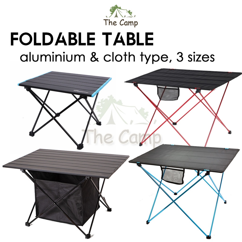 Folding Table Portable Storage Net Shelf Bag Stuff Mesh For Picnic ...