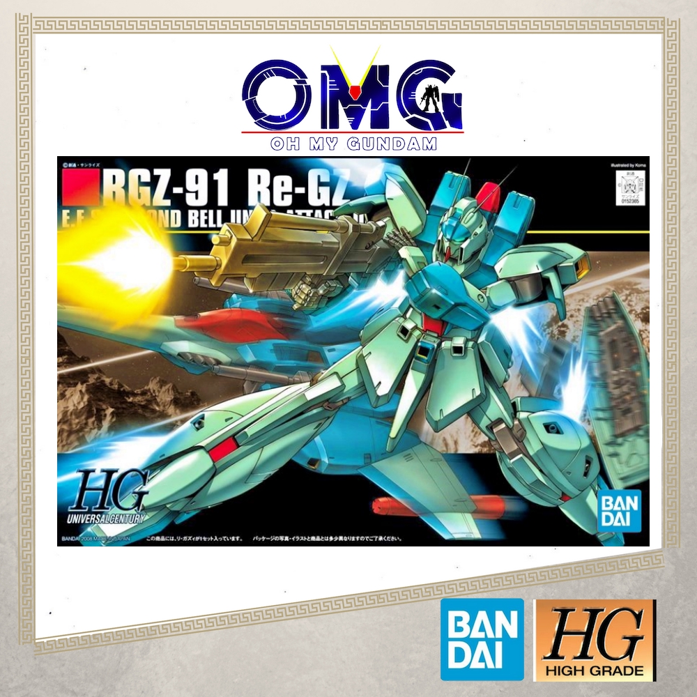 Bandai HGUC RE-GZ Gundam RE-GZ RE GZ Gundam 58778 RGZ-91 RE-GZ Gundam ...