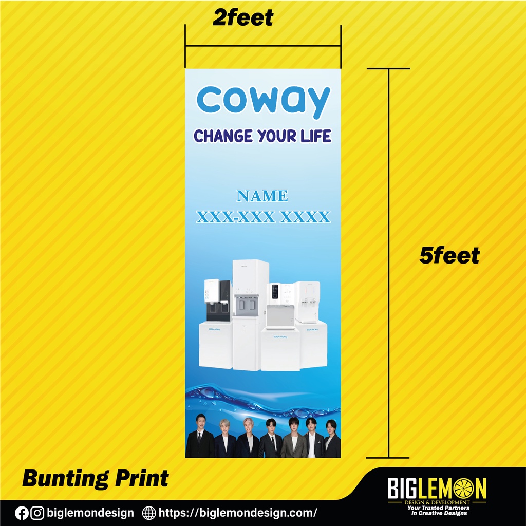 Bunting Cuckoo Coway Prudential 2x5 kaki | Shopee Malaysia