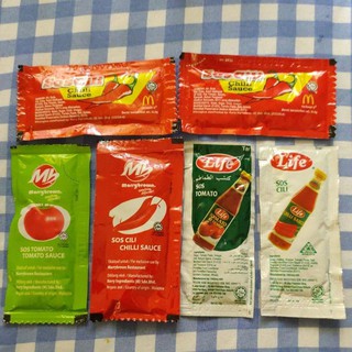 Sos Paket / Sachet Sauce (Cili dan Tomato) | Shopee Malaysia