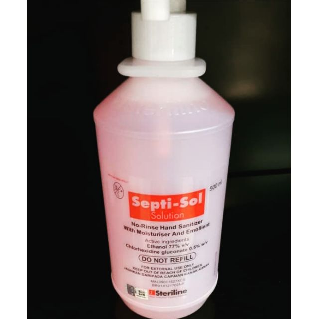 LIMITED STOCK - Septi-Sol solution sanitizer 1000ml (hospital grade ...