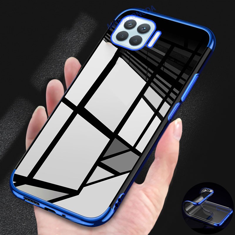 OPPO A93 Case Plating TPU Silicone OPPO A 93 OPPOA93 Soft Case Back ...