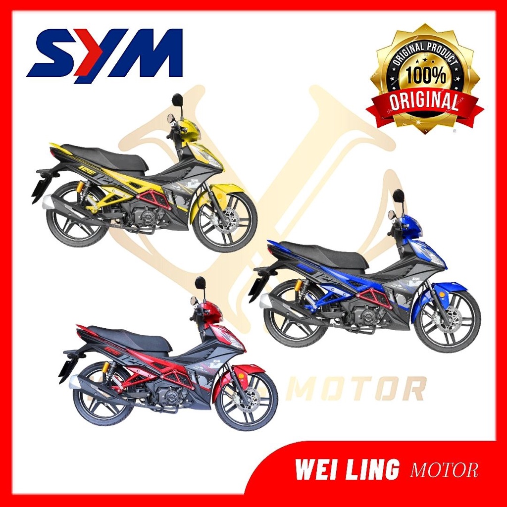 SYM SPORT RIDER N1 BODY COVER SET SIAP STICKER ORIGINAL MOTOR SPARE ...