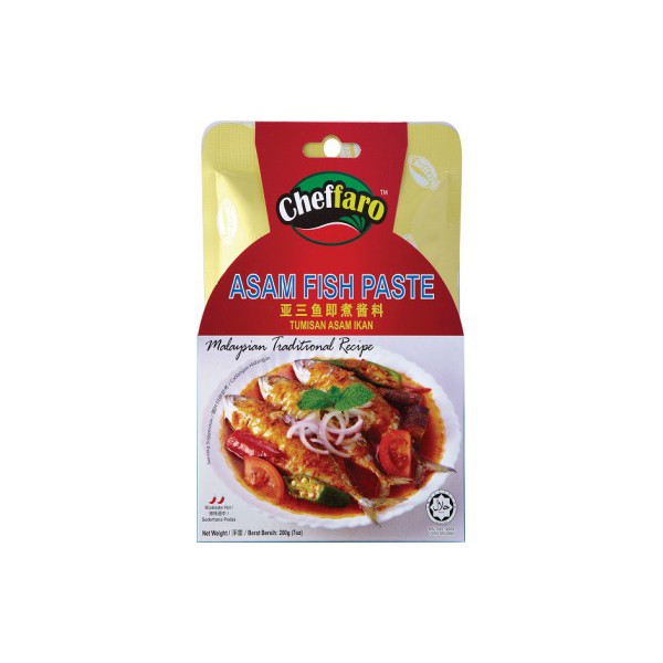 Cheffaro Asam Fish Paste / Tumisan Asam Ikan 200 g | Shopee Malaysia