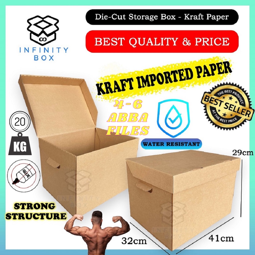 Storage Box Document File Box Moving Box Office Box Home Storage Box ...