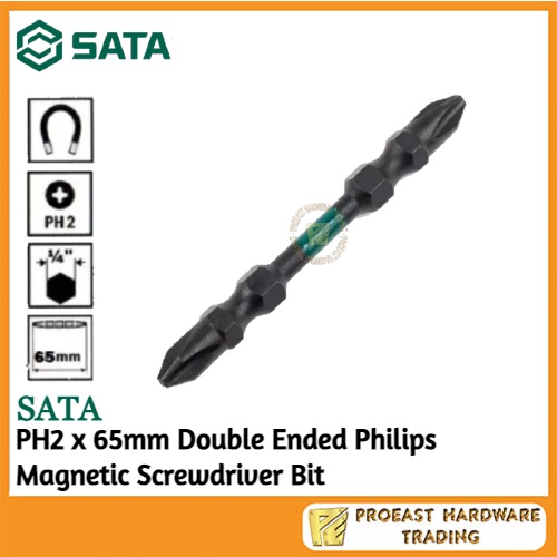 SATA - PH2 x 65MM Double Ended Philips Magnetic Screwdriver Bit | Shopee Malaysia