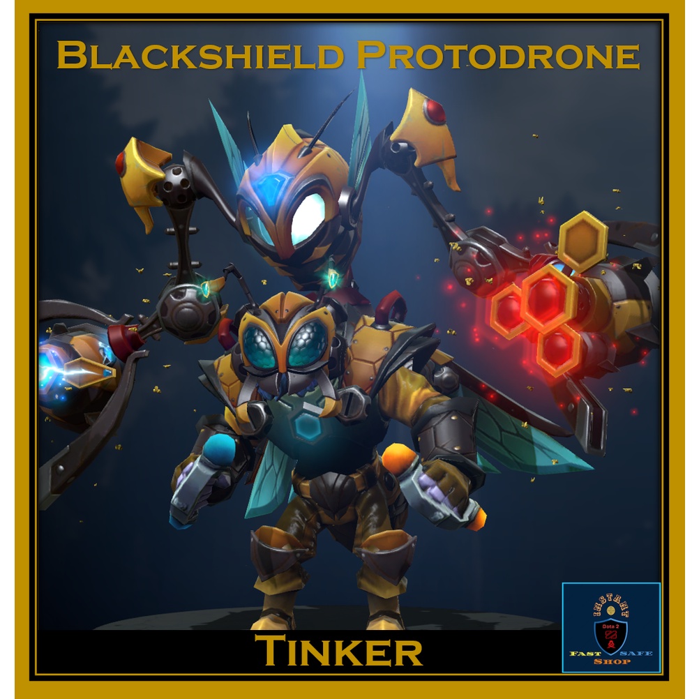 Dota 2 Tinker Blackshield Protodrone Set | Shopee Malaysia