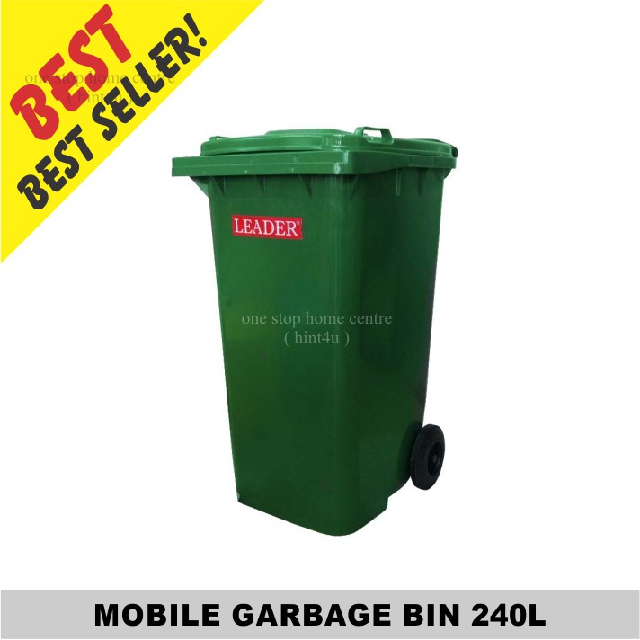 Mobile Garbage Bins 240L BP240 | Shopee Malaysia
