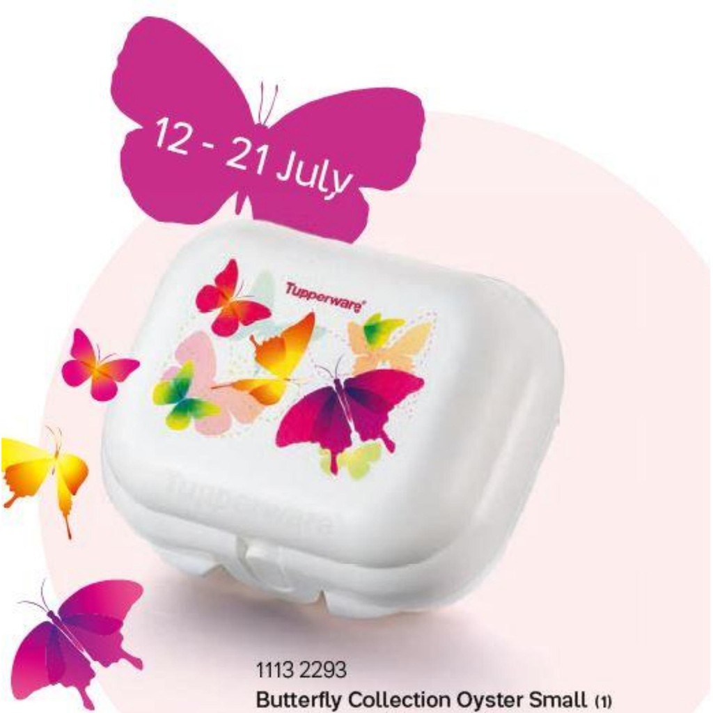 Tupperware Butterfly Collection Oyster Small (1) | Shopee Malaysia