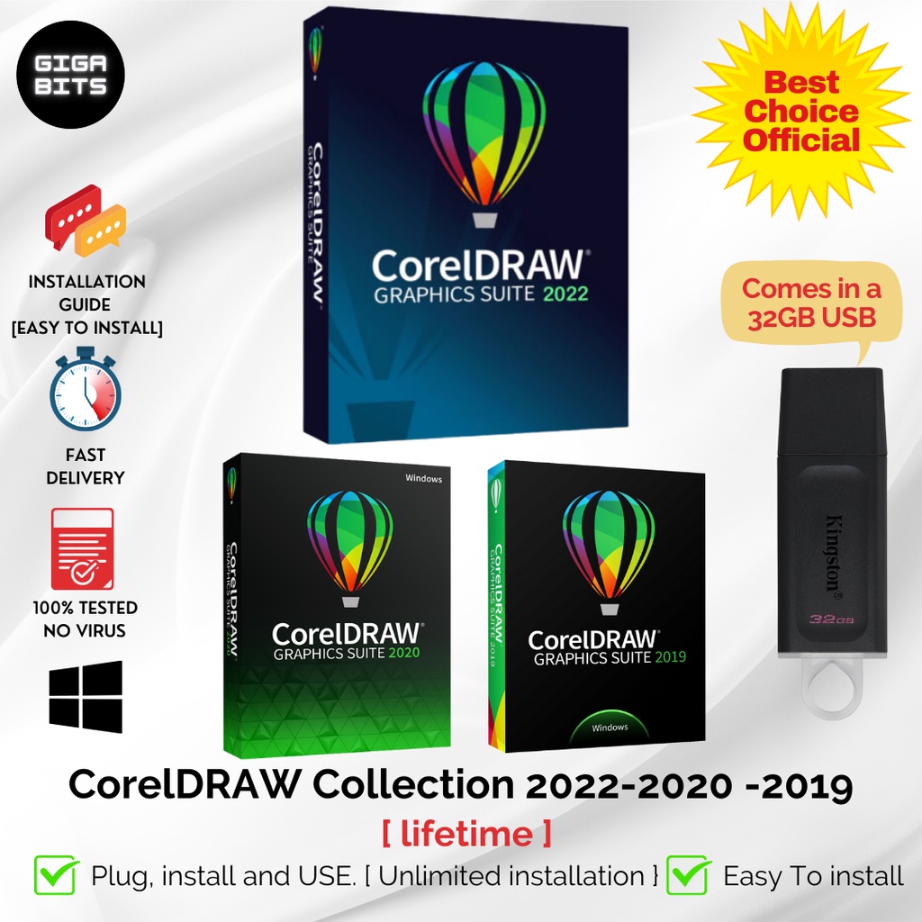 CorelDRAW Graphics Suite Collection 2022-2021-2020 -2019 graphic ...