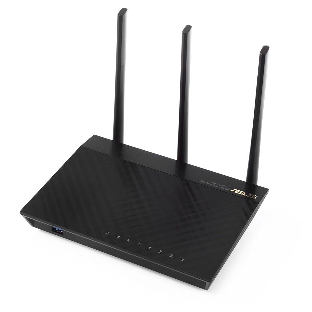 ASUS RT - AC66U B1 Dual-band 3x3 AC1750 WiFi 4-port Gigabit Router ...