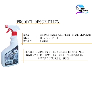 KLEENSO Stainless Steel Cleaner Liquid 500ml | Shopee Malaysia