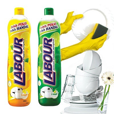 Labour Dishwash Liquid 900ml Lime &Lemon | Shopee Malaysia