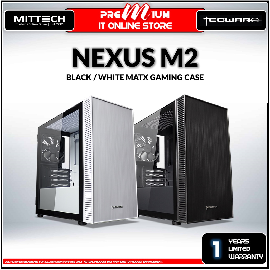 Tecware Nexus M2 TG Casing | 300mm Max GPU Card | 165mm Max CPU Cooler ...