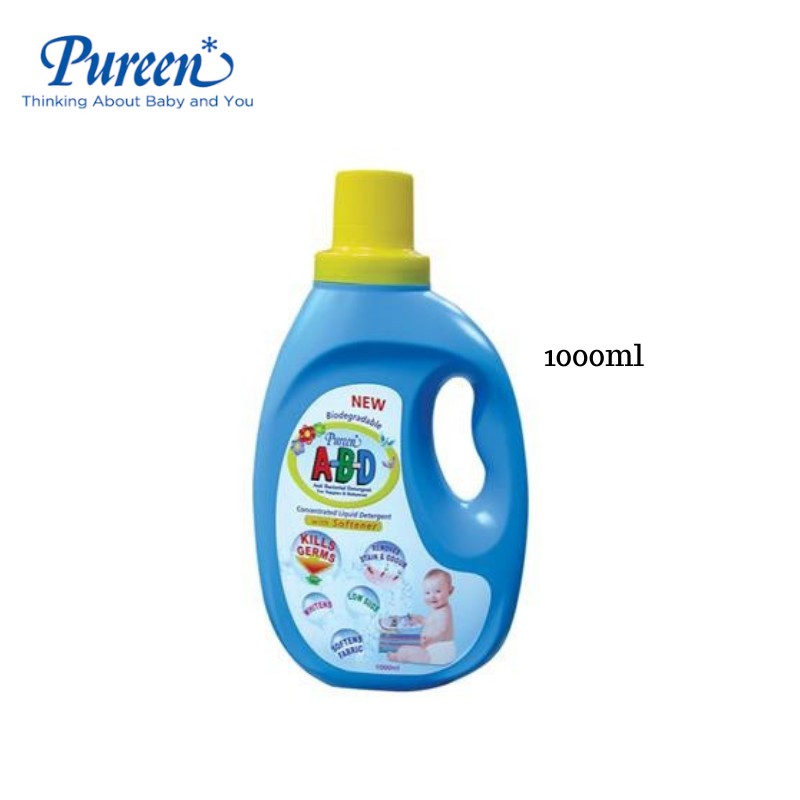 PUREEN Anti Bacterial Liquid Detergent with Softener 1000ML | Shopee ...