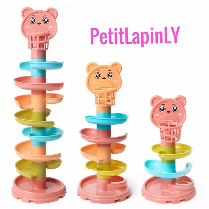 Fun Rolling Ball Insert Stack Tower Gliding Baby Children Early ...