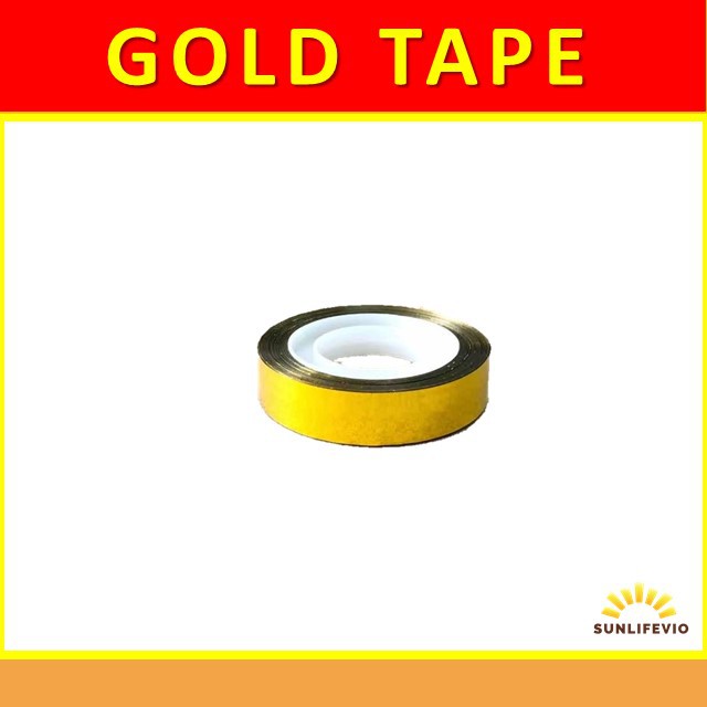 GOLD TAPE | GOLD MASKING TAPE EB0127 (METALIC)(READY STOCK) | Shopee ...