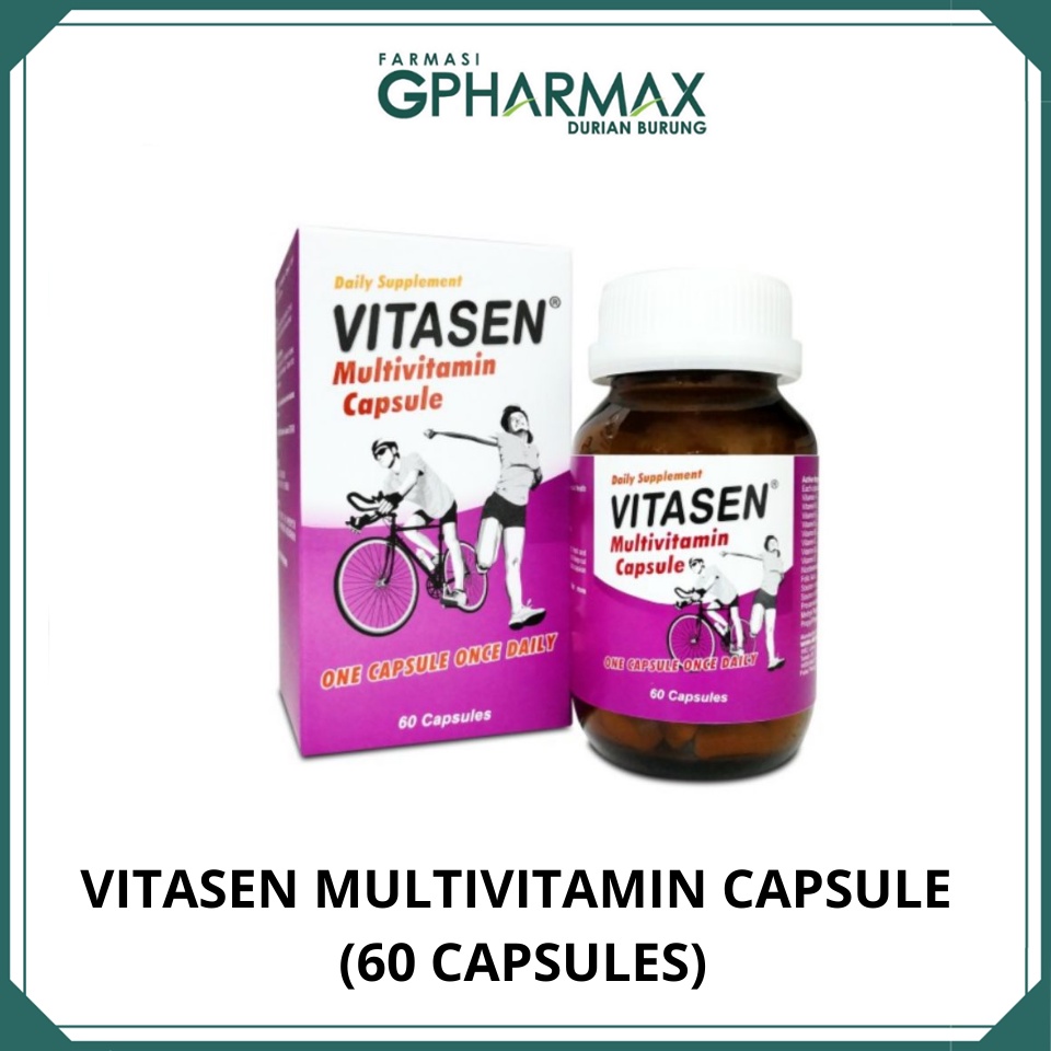 Vitasen Multivitamin Capsule (60 Capsule) | Shopee Malaysia