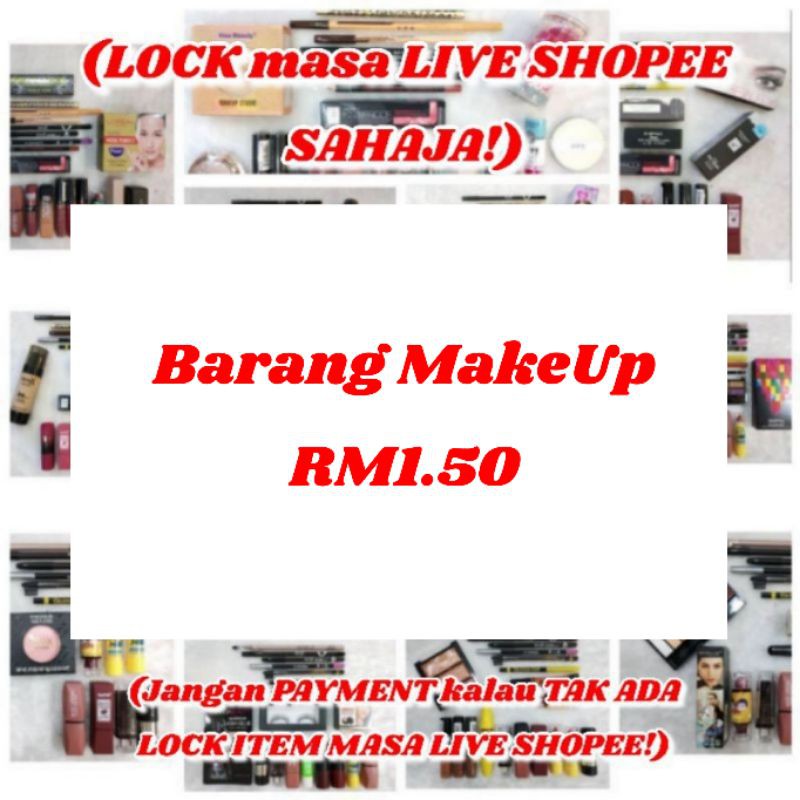 [READY STOCK] BARANG MAKEUP RM1.50 JE! | Shopee Malaysia