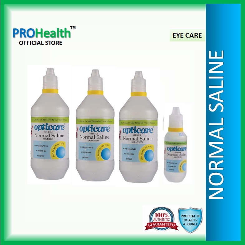 Opticare Sterile Normal Saline Solution For Contact Lens EXPIRY: 06/ ...