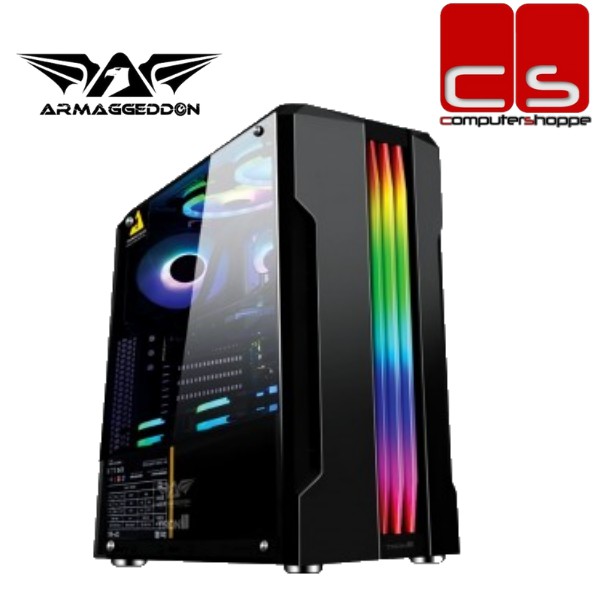 Armaggeddon Tron III - ATX Gaming PC Case with Tempered Glass Side ...