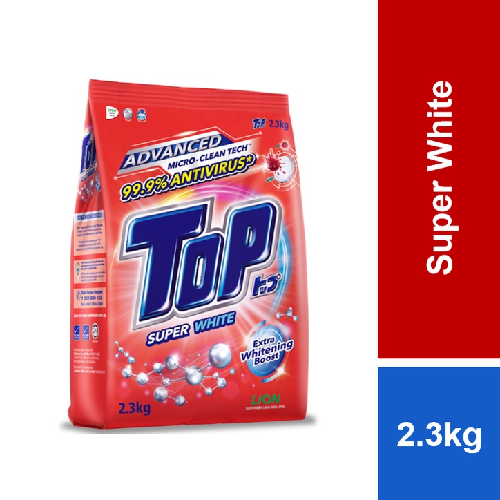 TOP Powder Detergent Super White | Shopee Malaysia