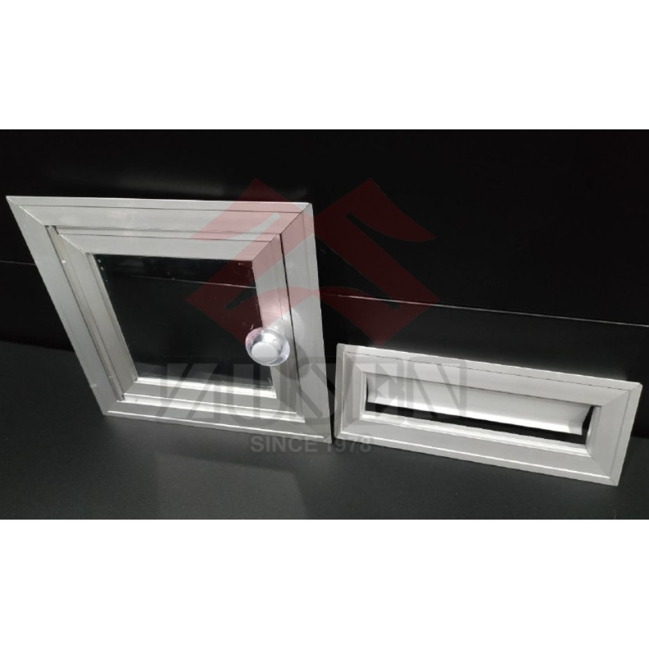 ALUMINIUM LETTER BOX (SILV) (GLASS) 9" | Shopee Malaysia