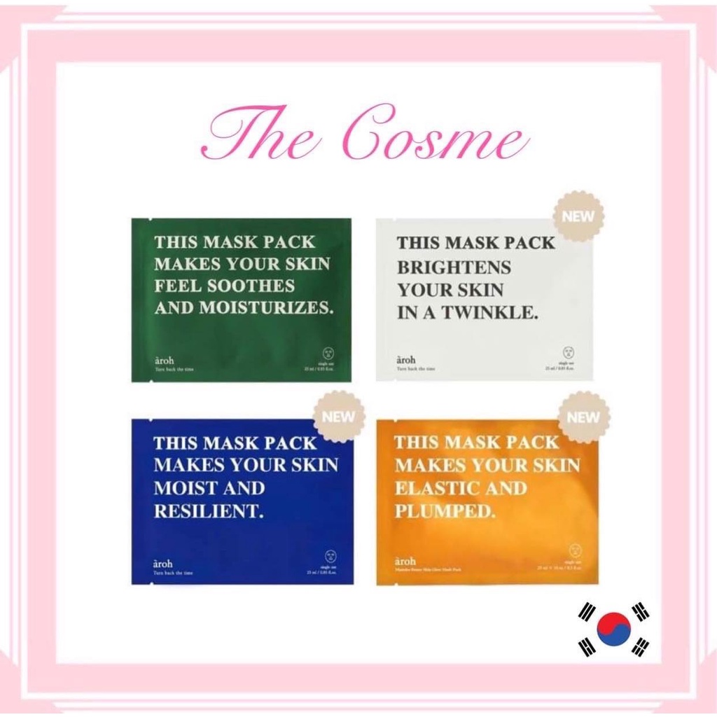 [Ready Stock] AROH Centella/ Marine/ Probiotics/ Manuka Honey Facial ...