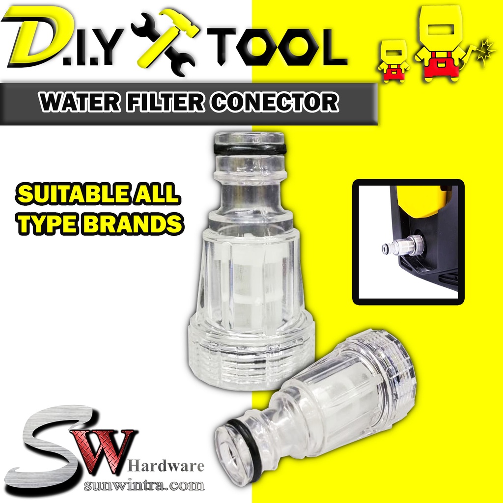 WATER FILTER CONECTOR FOR HIGH PRESURE JET CLEANER WASHER UNIVERSAL ...