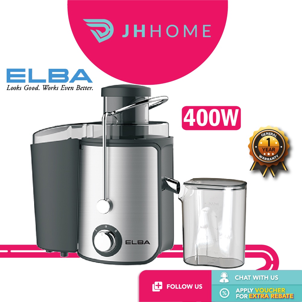 Elba Juice Extractor 2 Speeds Control Stainless Steel Grater & Filter ...