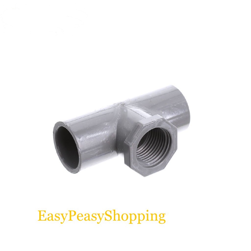 Pvc Fitting P/T Tee 1/2” 15MM / Paip Plastik Penyambung Pt Tee 1/2 ...