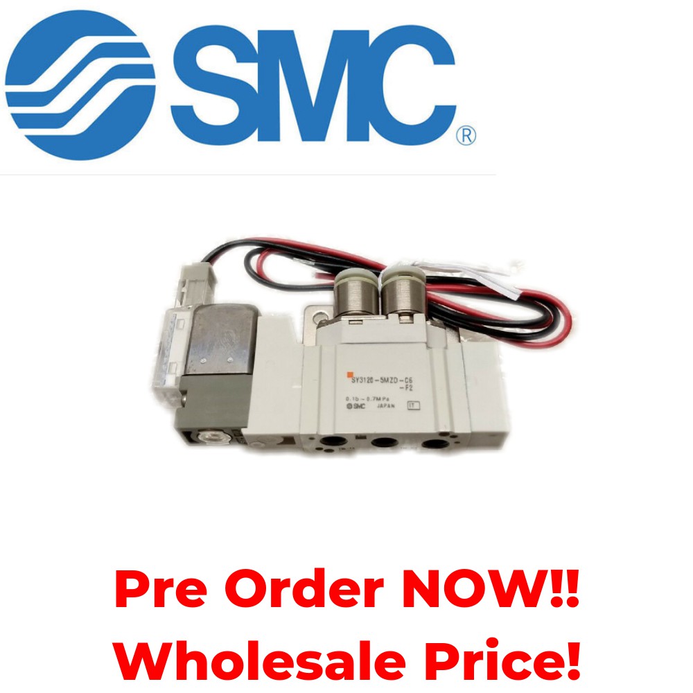 SMC SY3120-5MZD-C6-F2 5 Port Solenoid Valve | Shopee Malaysia SMC SY3120-5MZD-C6-F2 5 Port Solenoid Valve | Shopee Malaysia