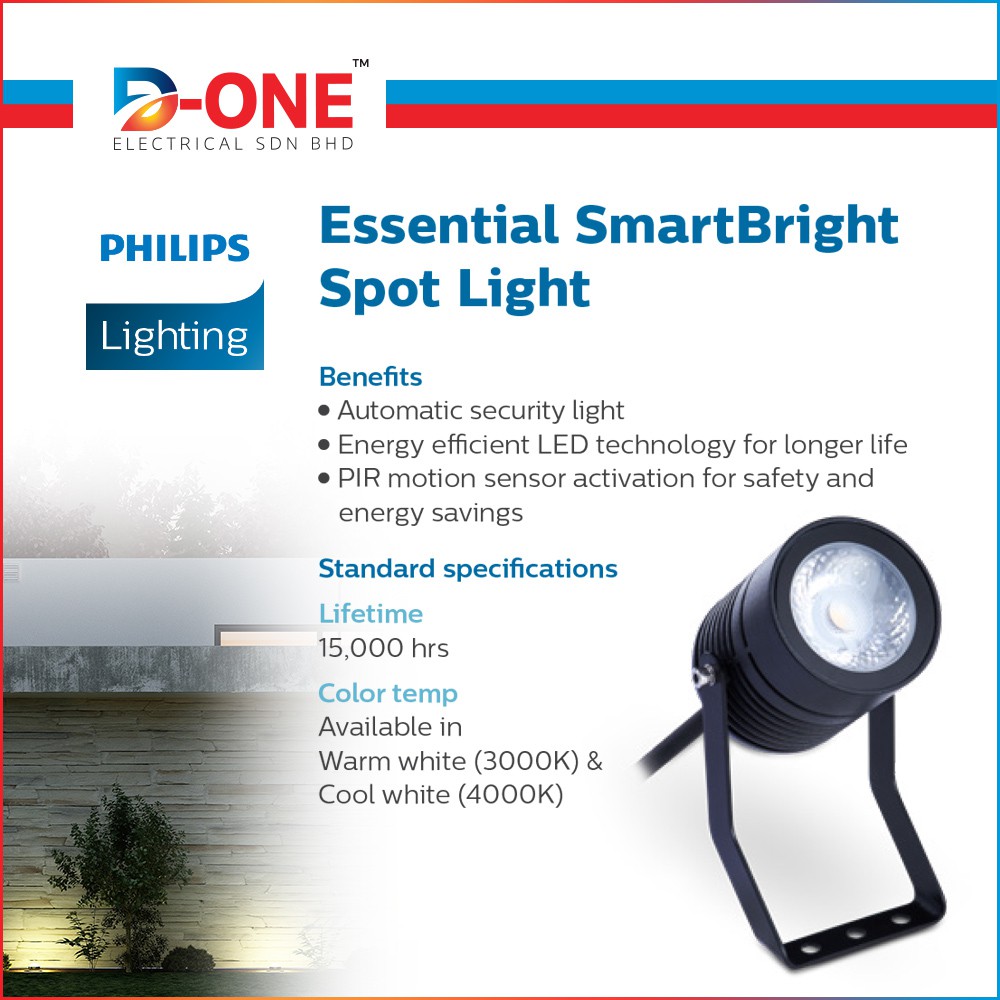 Philips LED Lighting - Essential SmartBright Spot Light | Shopee Malaysia