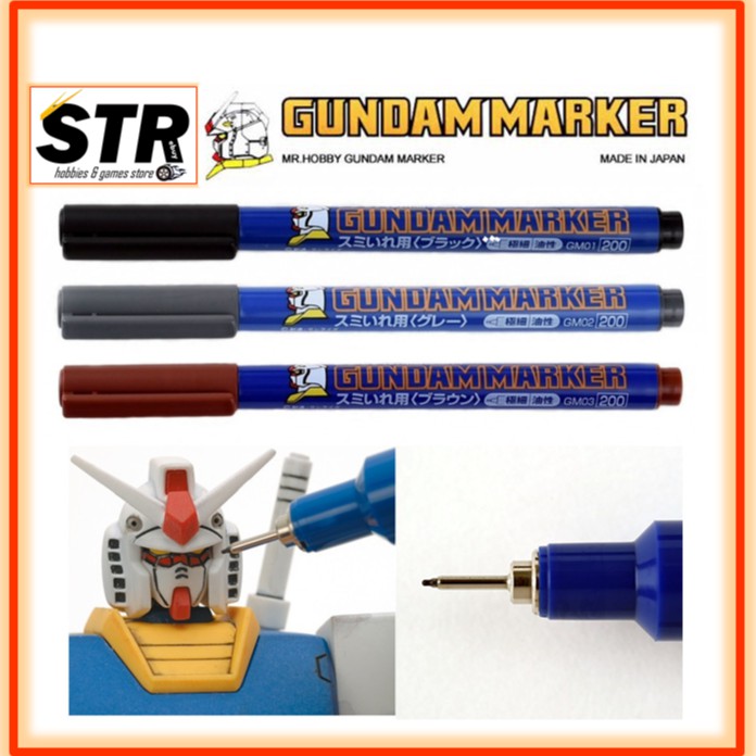 Mr. HOBBY Gundam Marker: Fine-tip for panel lines | Shopee Malaysia