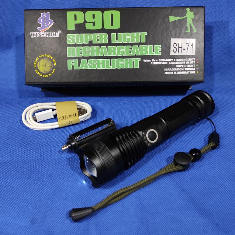 P90-71 FLASHLIGHT LAMPU SULUH LAMPU TREKKING torchlight | Shopee Malaysia