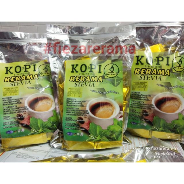 Kopi rerama stevia Bio-Xpert diabetes kencing manis darah tinggi detox ...