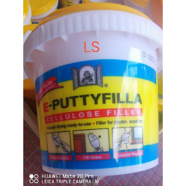 0.5KG / 1.5KG (NEW PACKING) PYE WALL PUTTY FILLA WHITE CELLULOSE FILLER ...
