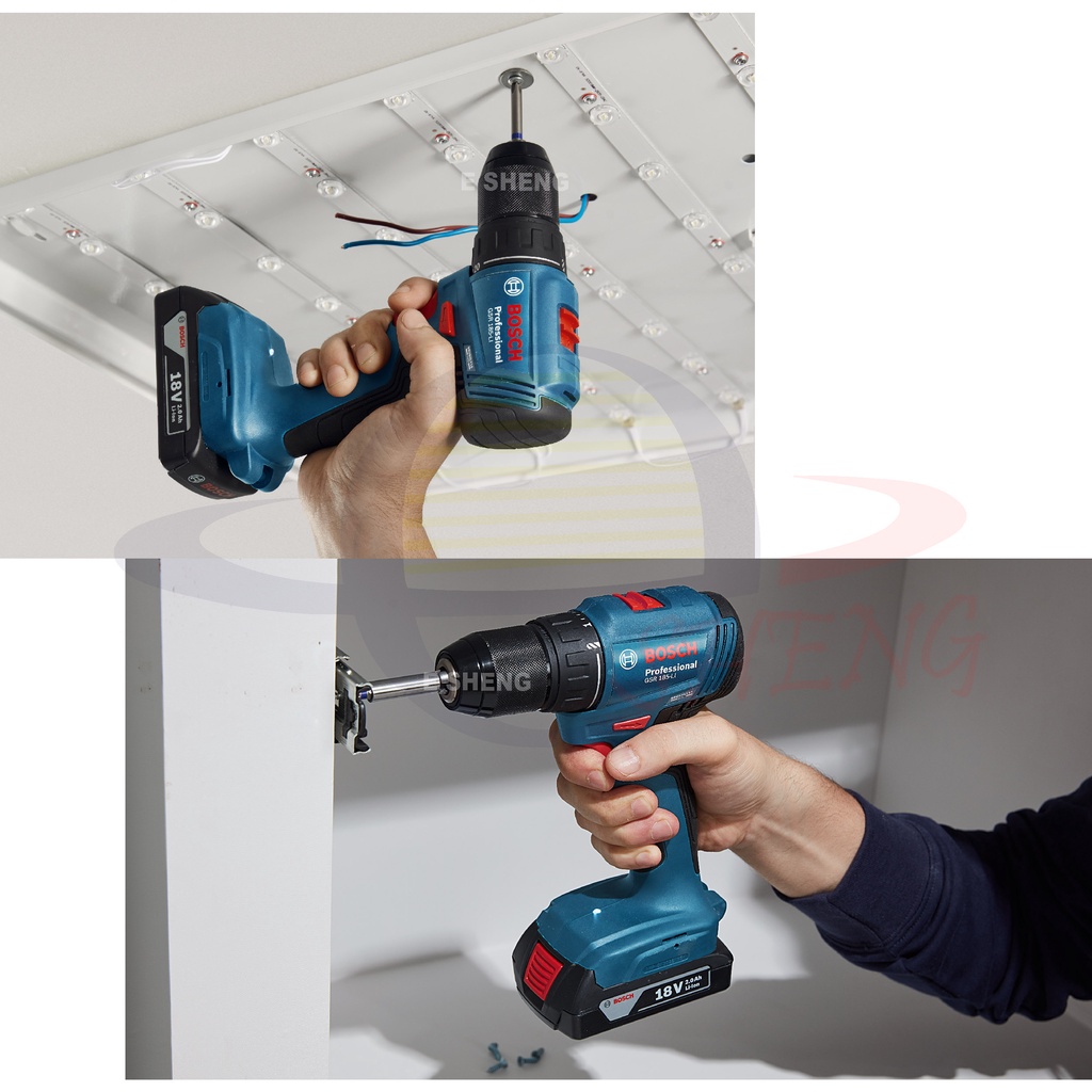 Bosch GSR185-LI Brushless Cordless Drill Driver GSR 185-LI Impact Drill ...